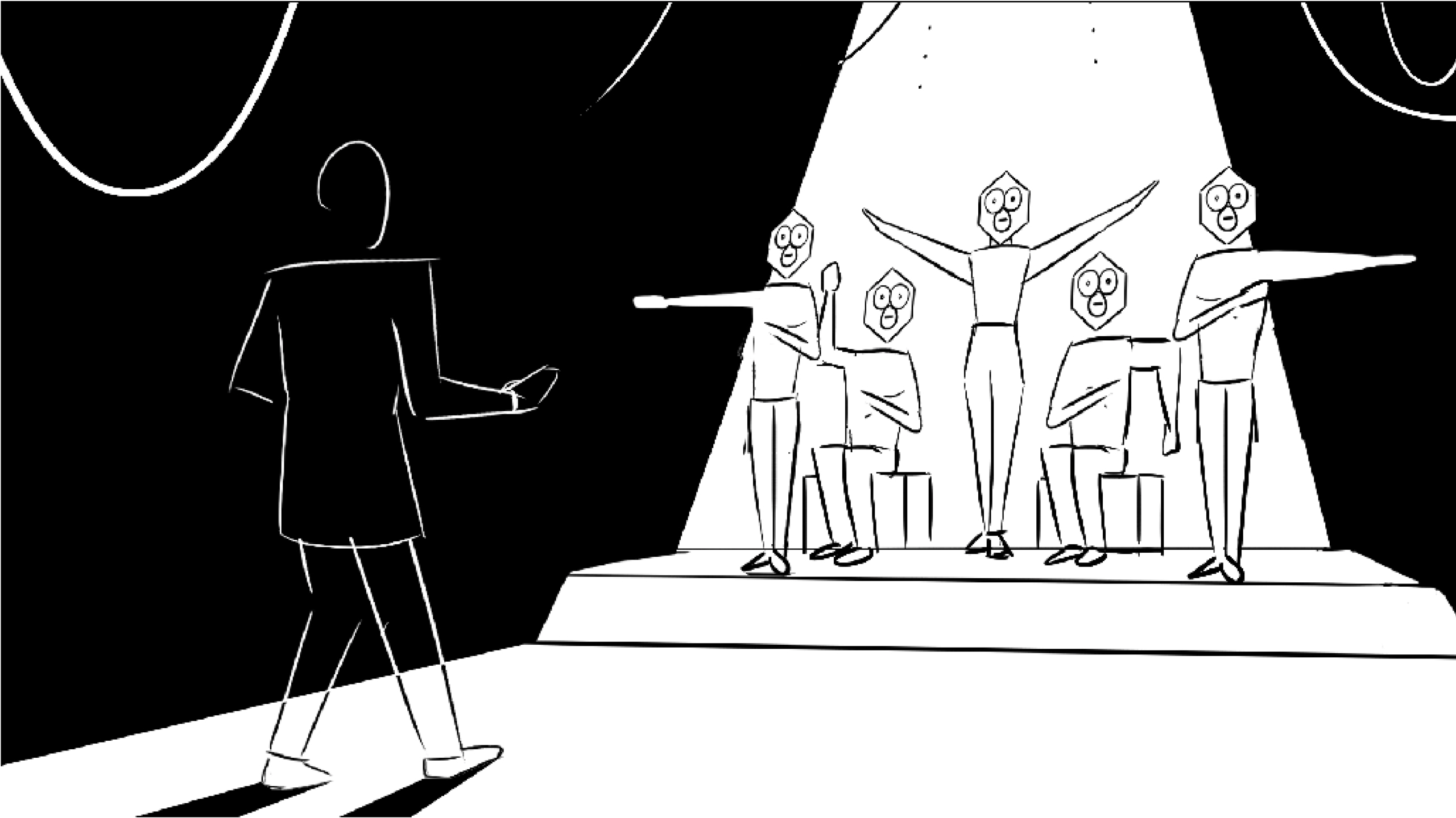 Nexten — A web developer and an HR manager are on a plane — Cartoonbase