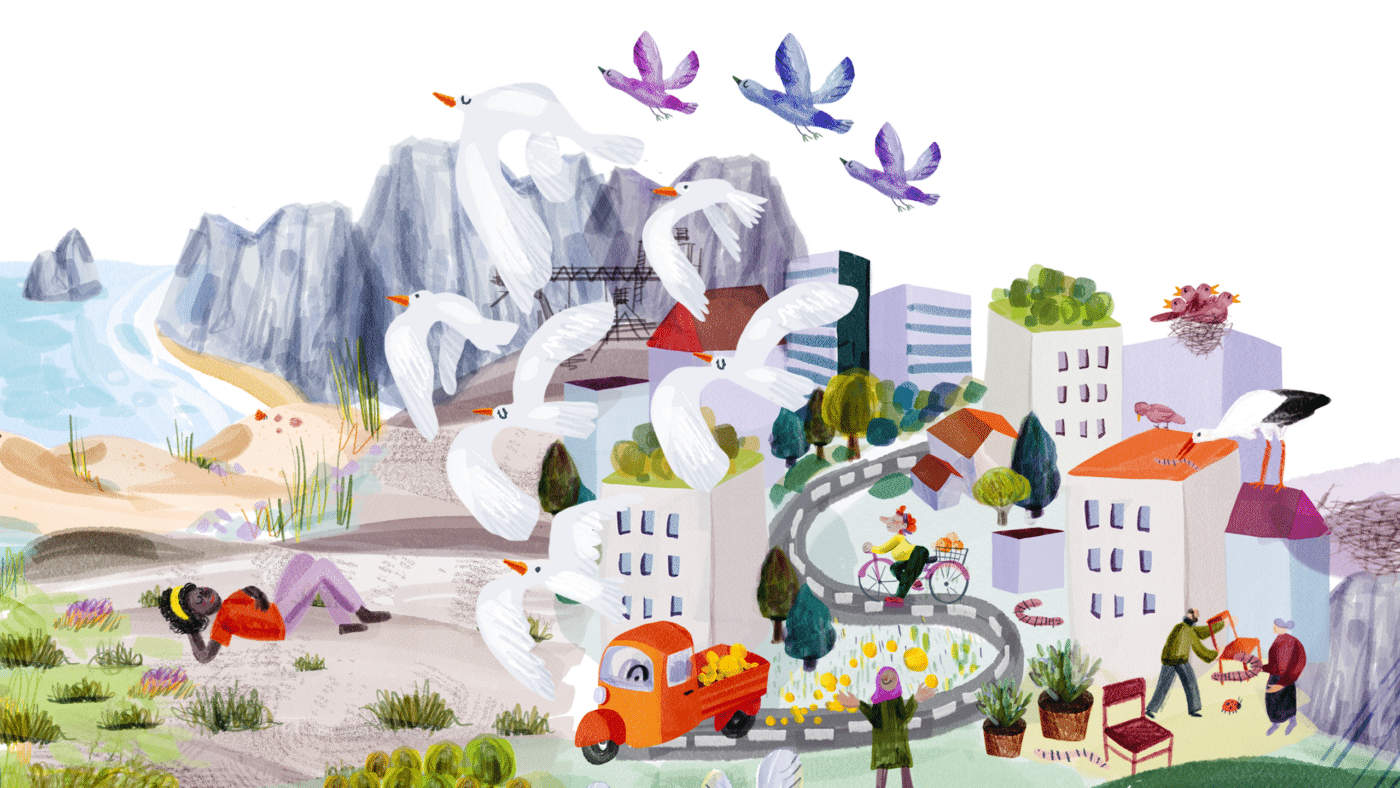 NetworkNature — Nature-based solutions — Cartoonbase